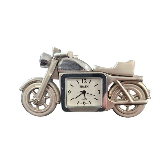 Timex | Bags | Vintage Timex Motorcycle 3 Desk Or Tabletop Clockneeds ...